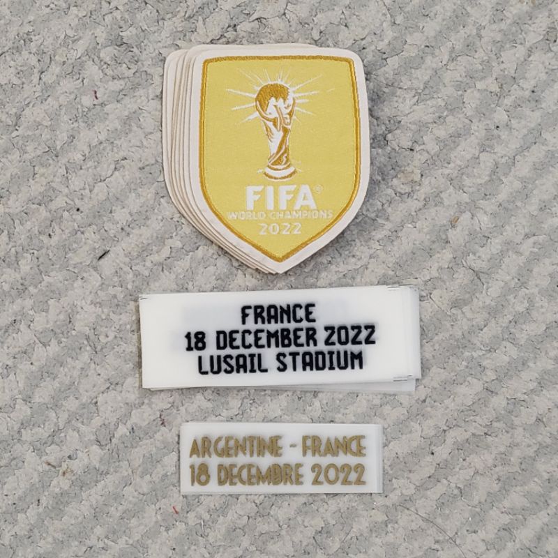 FIFA World Cup 2022 Champion Argentina Patch Badge / Final Match ...