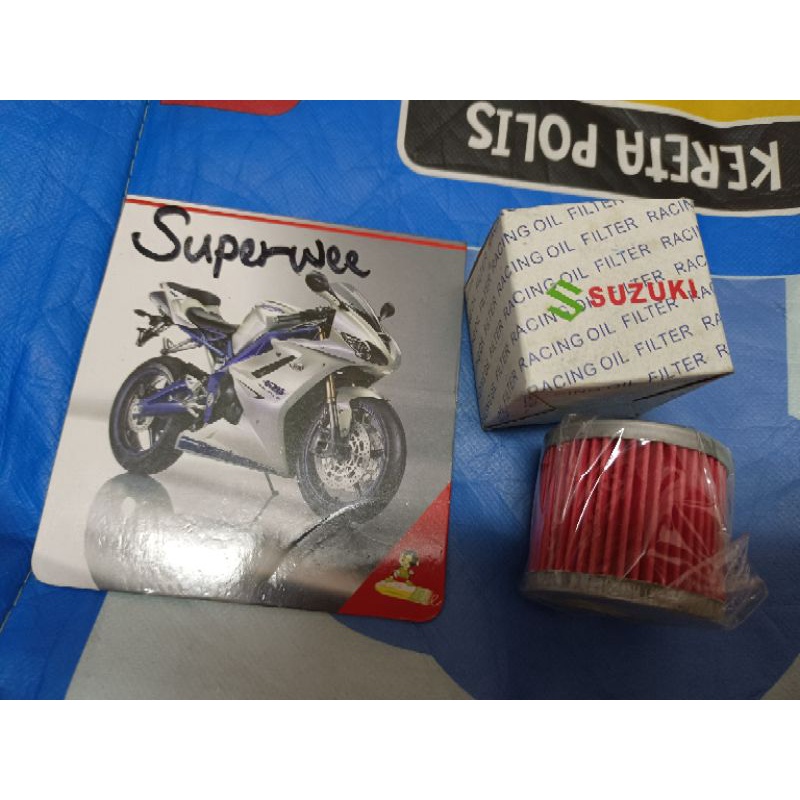 SUZUKI OIL FILTER VS125 BENELLI SUZUKI BELANG SUZUKI SMASH FX125 FXR150 ...
