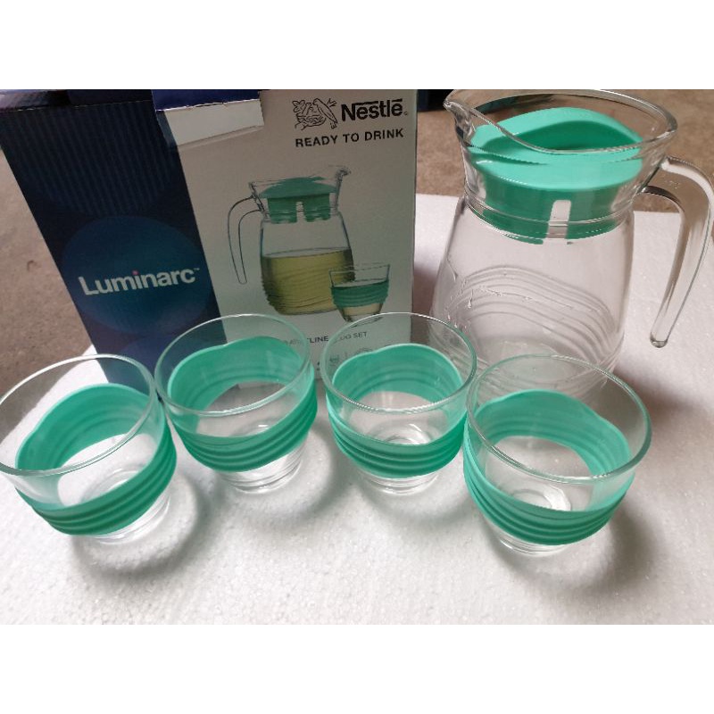 Nestle luminarc 5in 1 coastlline jug set | Shopee Malaysia