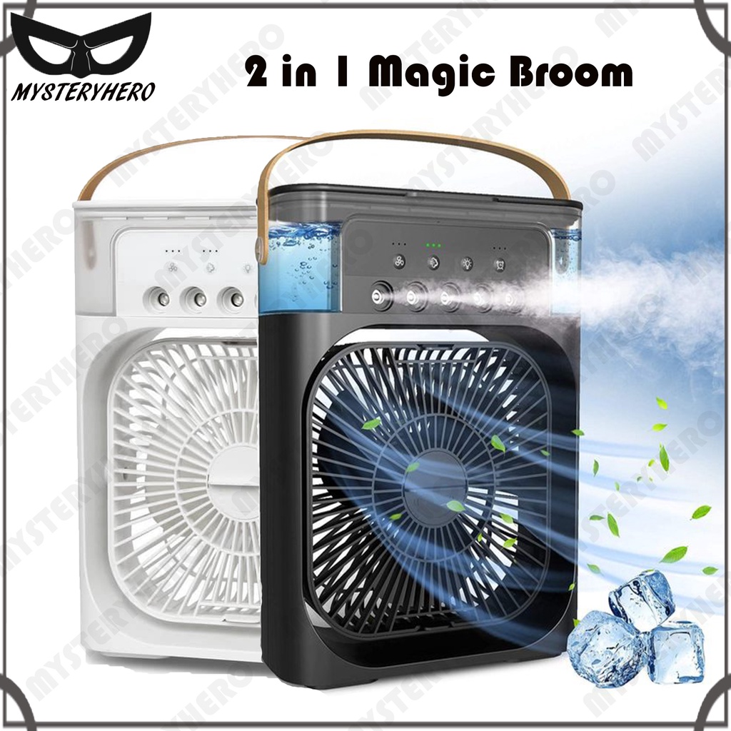 MysteryHero Portable USB Mini Fan Aircond Air Cooler Mist Fan Kipas ...