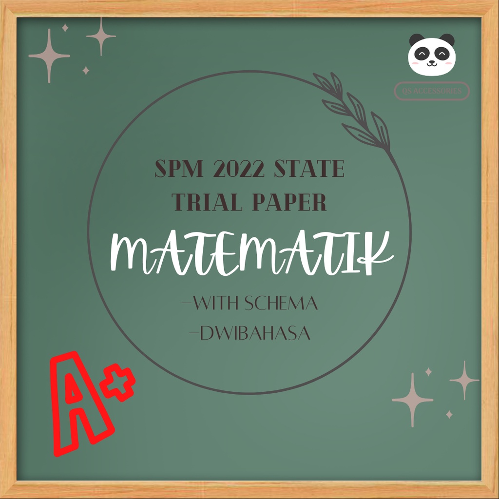 💯SPM 2022 Matematik(MM) State E-Trial Papers in PDF (14 Sets) 💯 ...