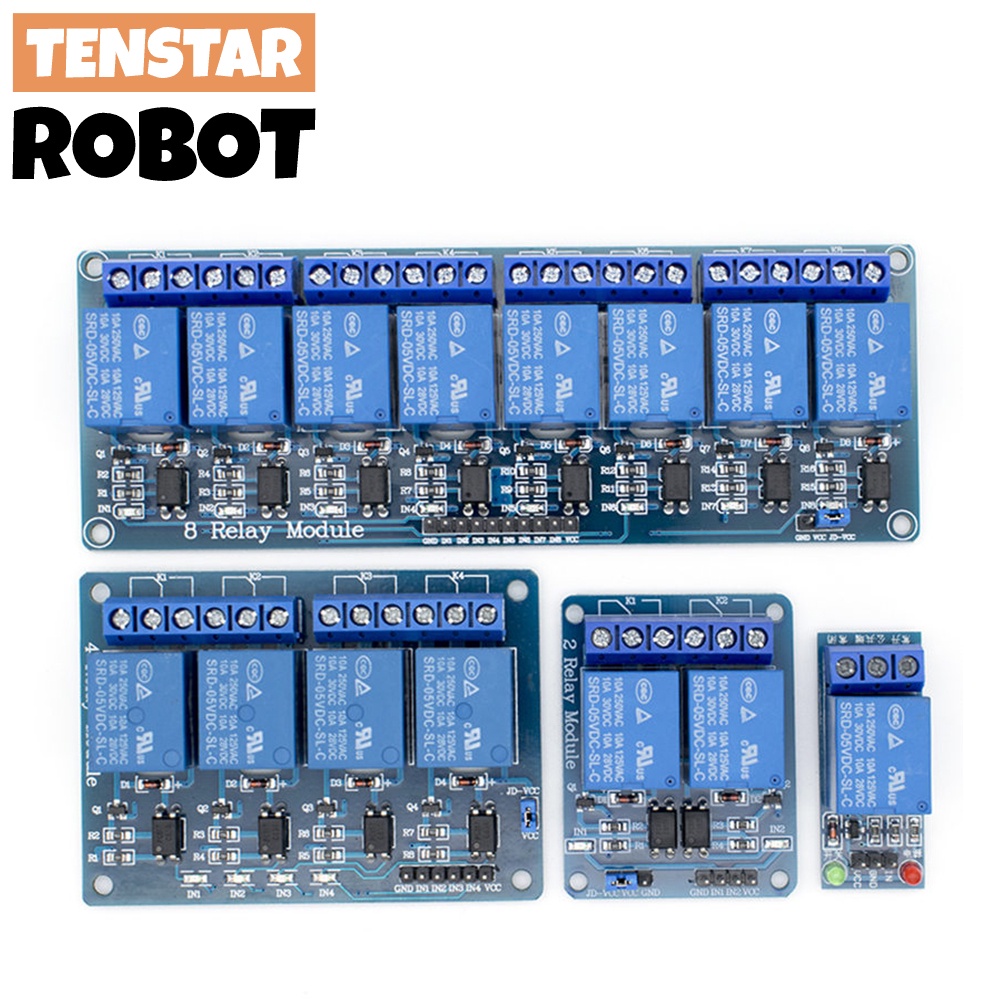 5V 1 2 4 8 channel relay module with optocoupler Relay Output 1 2 4 8 ...