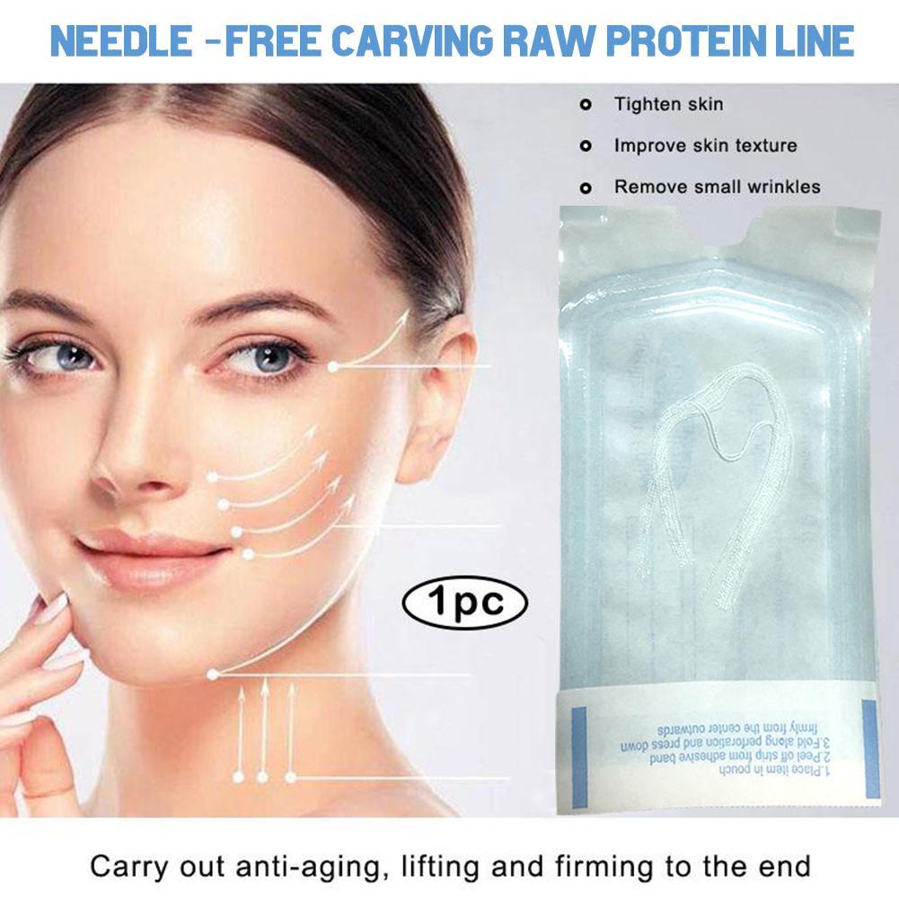 60Pcs Face Protein Threads Face Lifting For Women Collagen Silk Thread ...