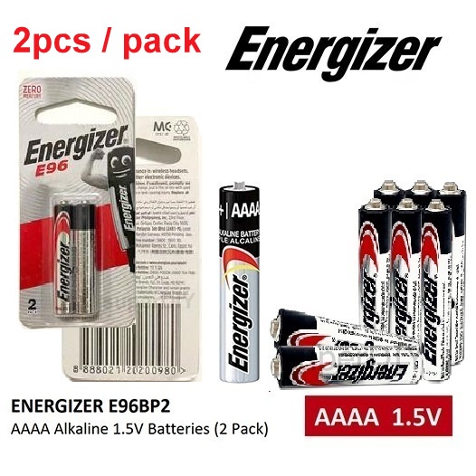 ORIGINAL AAAA ENERGIZER E96 alkaline BATTERY 1.5V 2pcs BATERI ENERGIZER ...