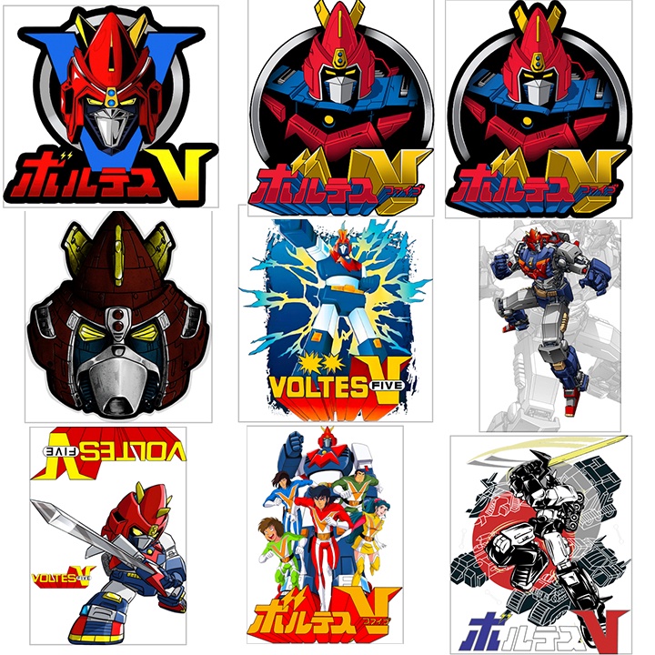 IRON ON TSHIRT - VOLTES V Designs A4 Size Print Digital Transfer Film ...