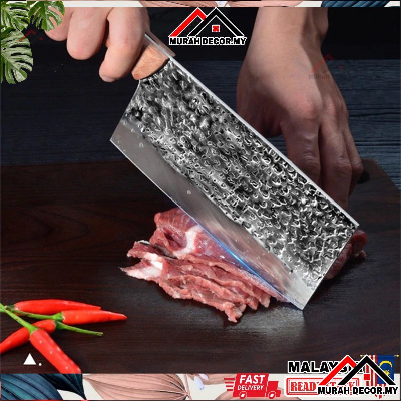 PARANG CINCANG Daging Sharp Forged Meat Cleaver Butcher Knife Meat ...