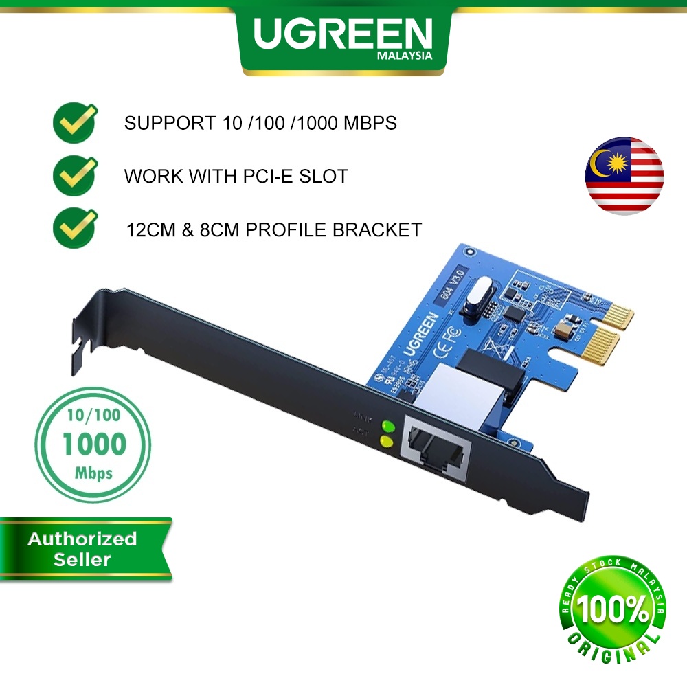 Ugreen Gigabit Ethernet Pci Express Pci E Network Controller Card 10