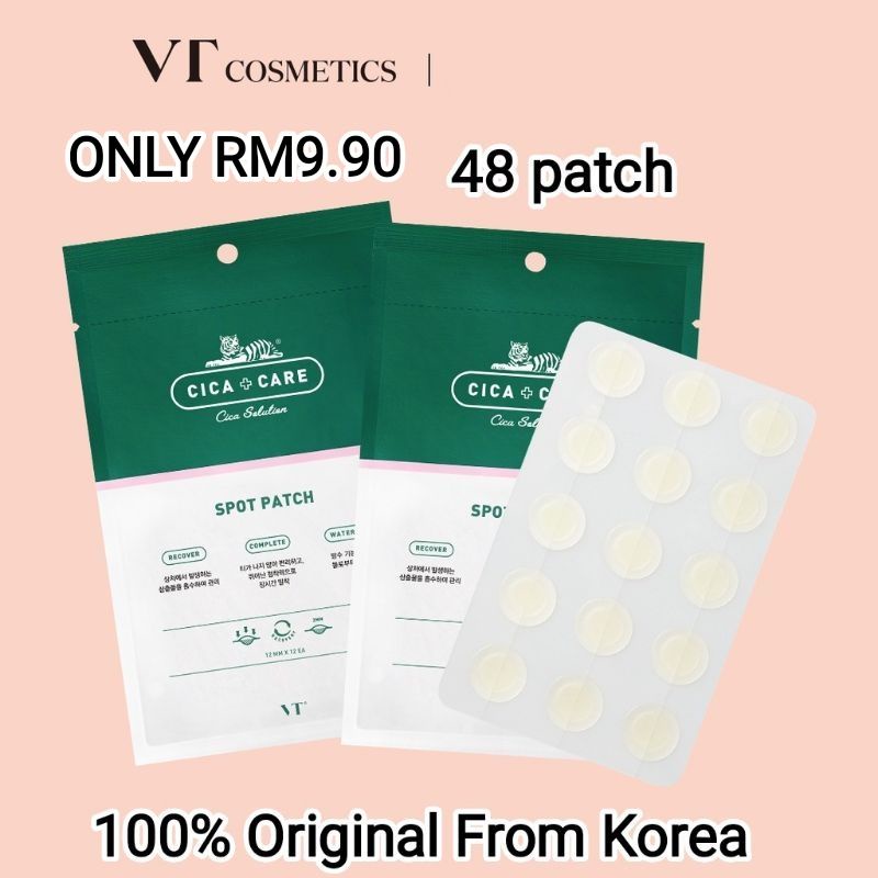 VT COSMETICS CICA SPOT PATCH 48PCS | Shopee Malaysia
