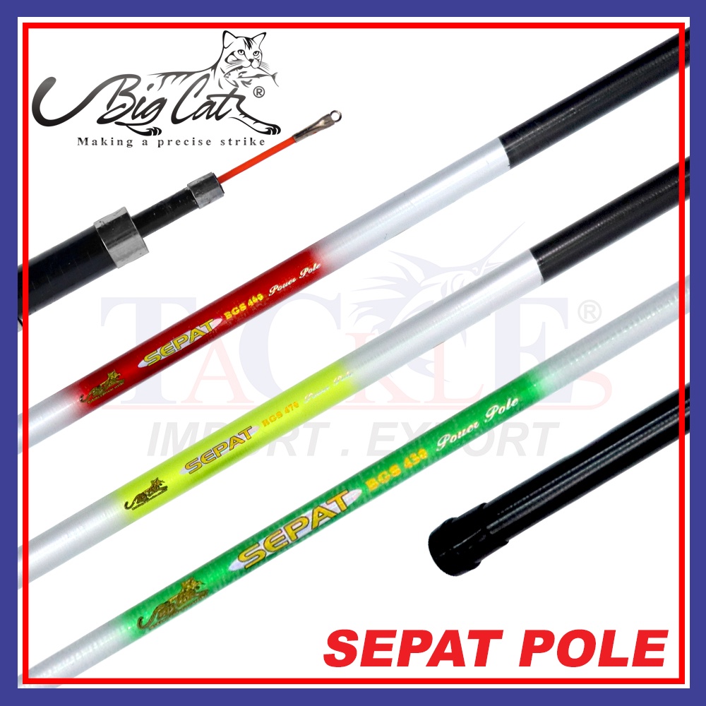 Big Cat Sepat Pole Pancing Teleskopik 1.7M-4.5M | Air Tawar | Pancing ...