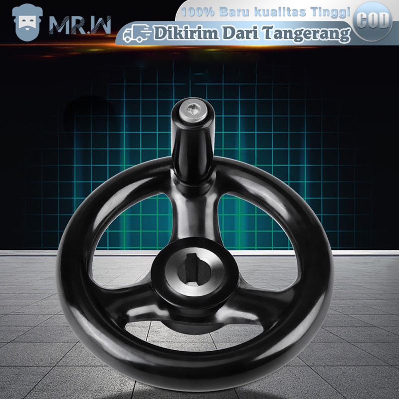 MESIN 12*100mm Hand Wheel With Swivel Handle For Milling Machine Handle ...