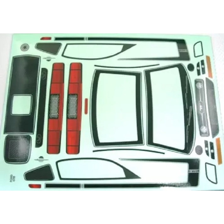 Colt Mustang GTR 200mm Clear Body Set For 1/10 RC Touring Drift M2336 ...