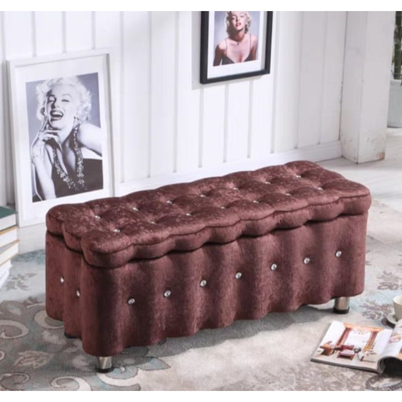 PRE ORDER BENCH STOOL STORAGE STOOL SOFA MEWAH STOOL MEWAH SOFA BOX ...