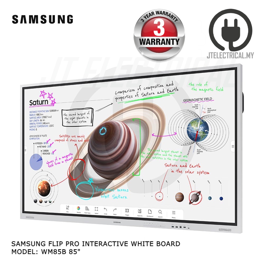 Samsung Flip Pro WM55B WM65B WM75B WM85B Interactive White Board ...