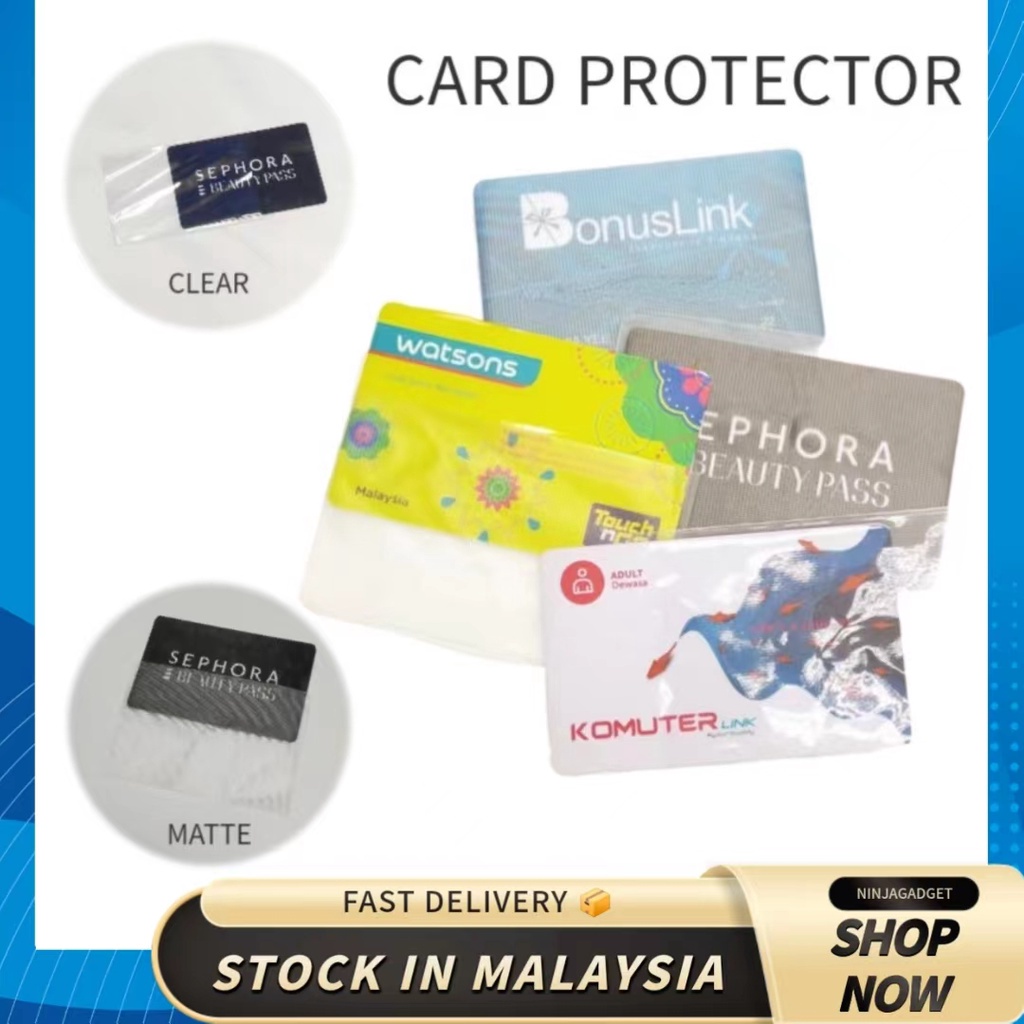 IC Card Holder Wallet Size Card Case Matte Card Cover Portable ...