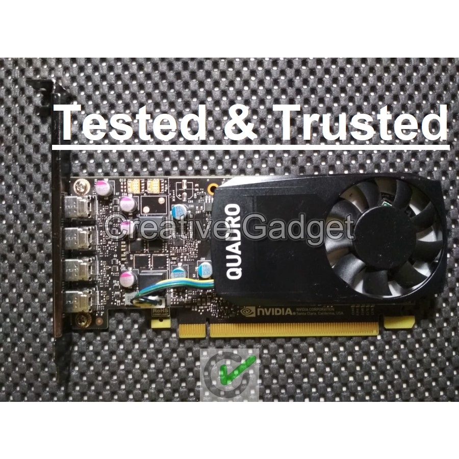 HP Nvidia Quadro P600 - Display VGA Card Workstation 2GB DDR5 - 128 Bit ...