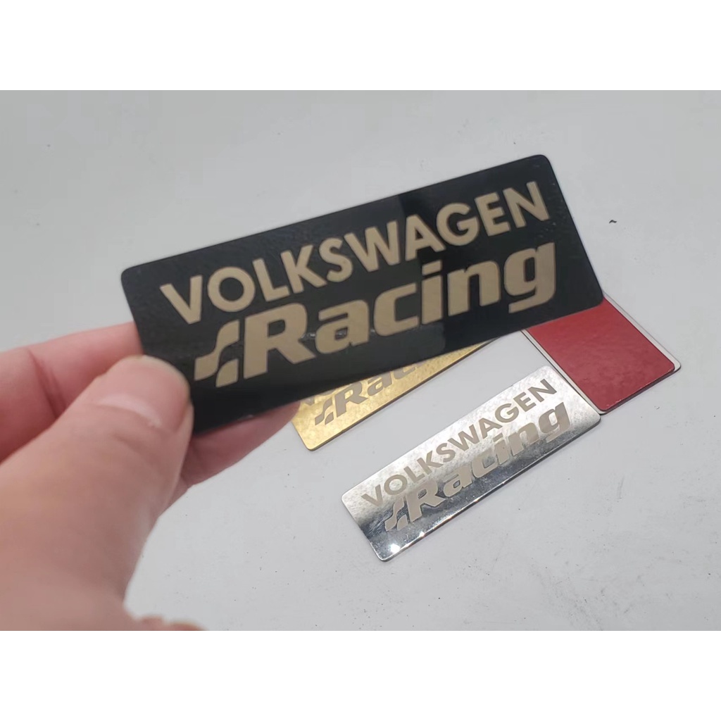 Volkswagen Logo Stainless Steel Part Car Spoiler Badge Emblem Logo for ...