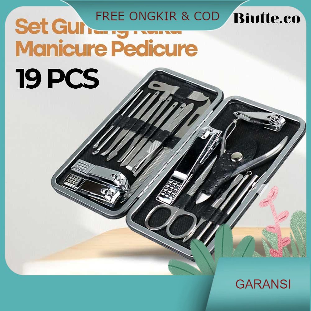 Nail Art Nail Art Set Nail Clipper Manicure Pedicure 19pcs - i7000D ...