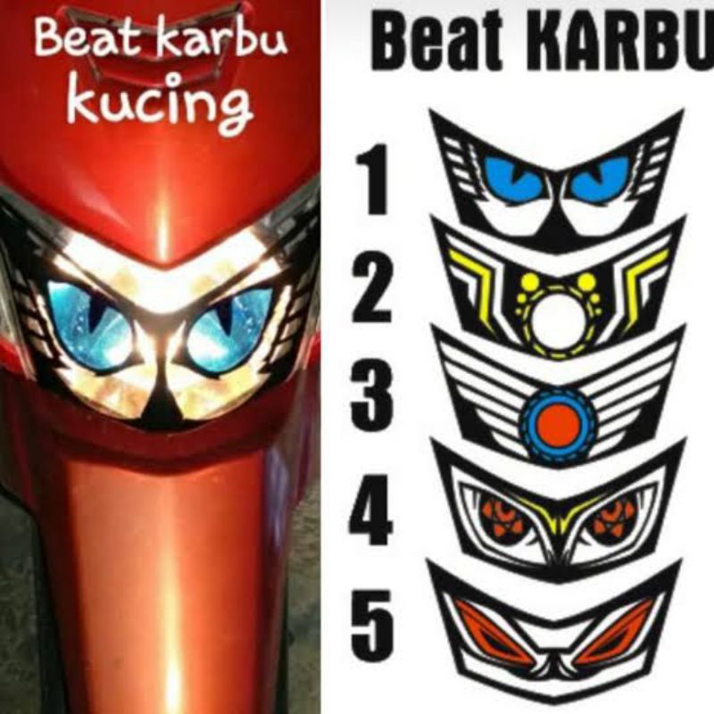 Carb BEAT Light Sticker | Shopee Malaysia