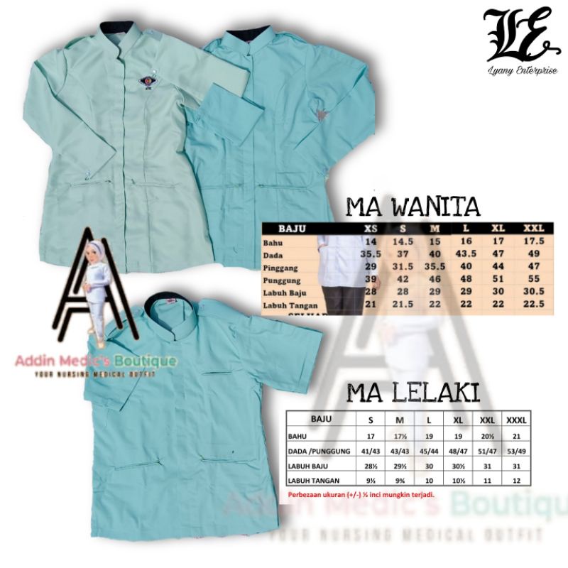 MA UNIFORM LELAKI DAN WANITA PPP by AddinMedics's | Shopee Malaysia