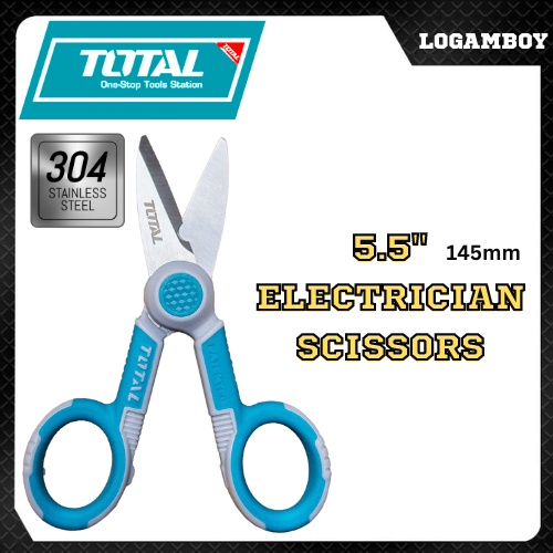 TOTAL ELECTRICIAN SCISSORS PLIERS THT1155871 KERJA ELECTRICAL Stainless ...