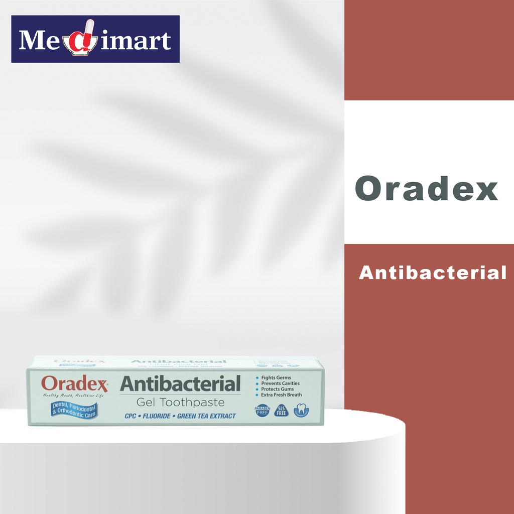 Oradex Antibacterial Gel Toothpaste | Shopee Malaysia