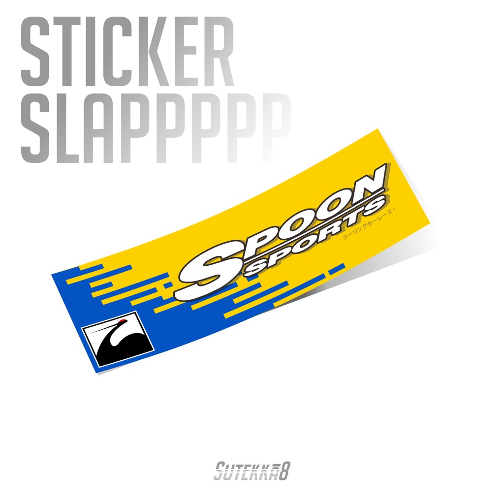 Jdm SPOON SPORTS PAT1 SLAP STICKER [ONE] | Shopee Malaysia