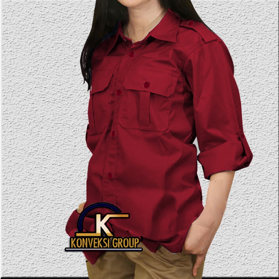 KEMEJA Men's Women's Uniform Shirts || Pdl PDH HIKING CREW || Outdoor ...