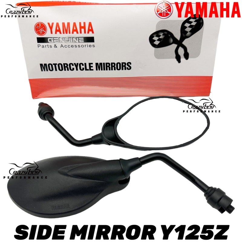 YAMAHA SIDE MIRROR Y125Z Y125 Y125ZR 125Z ORIGINAL YAMAHA 1 PAIR / 1 ...
