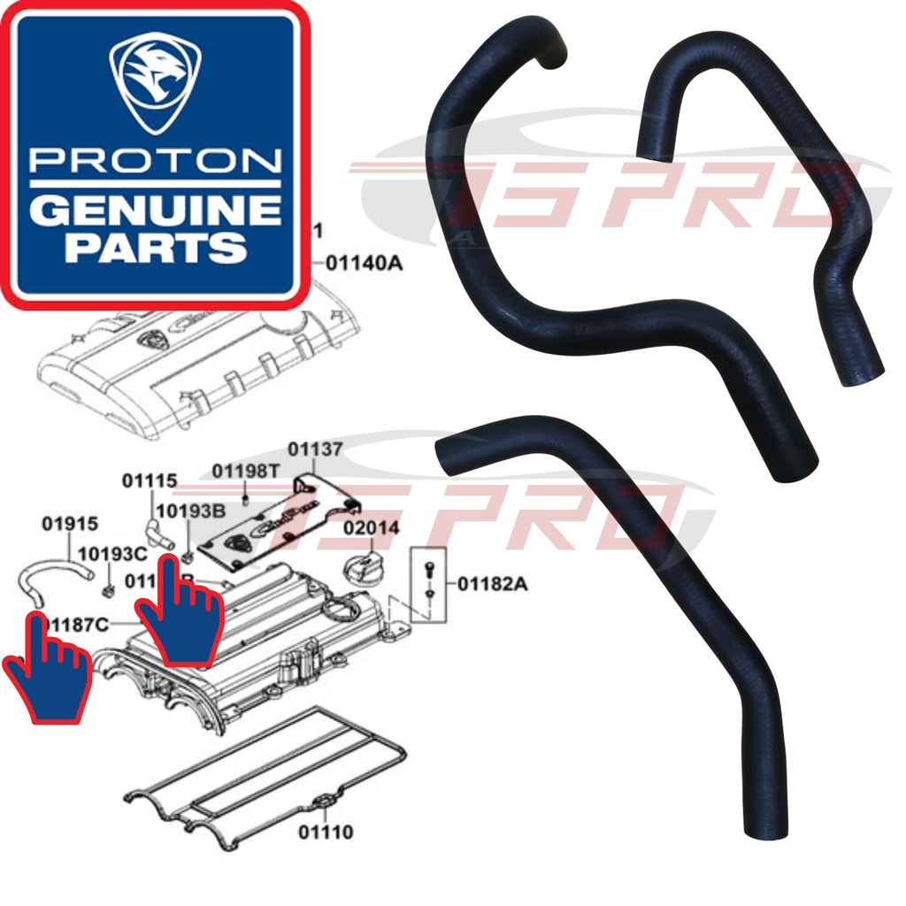 Proton Gen2 Old Persona Satria Neo Waja campro Genuine Rocker Valve ...