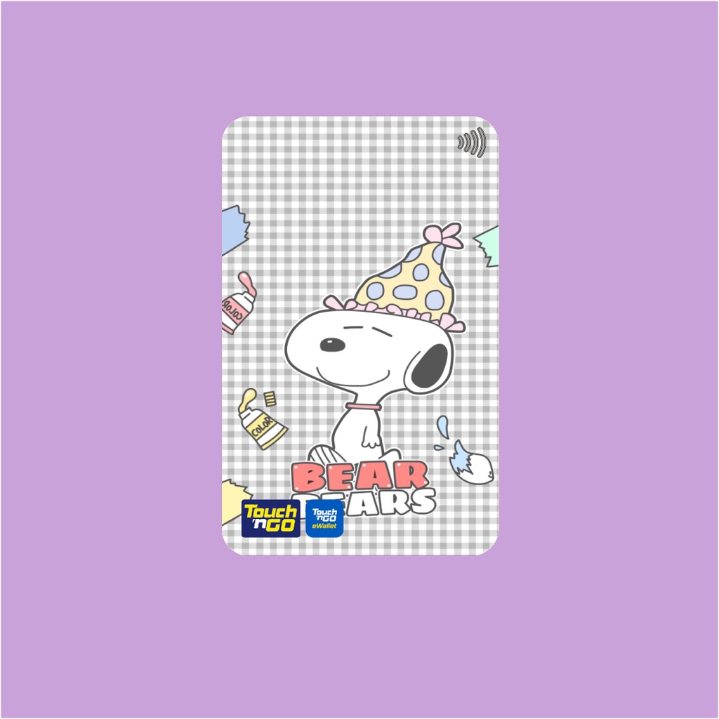 ( SNOOPY Series ) Touch n Go Card Sticker Cover TNG / MASTER / VISA ...