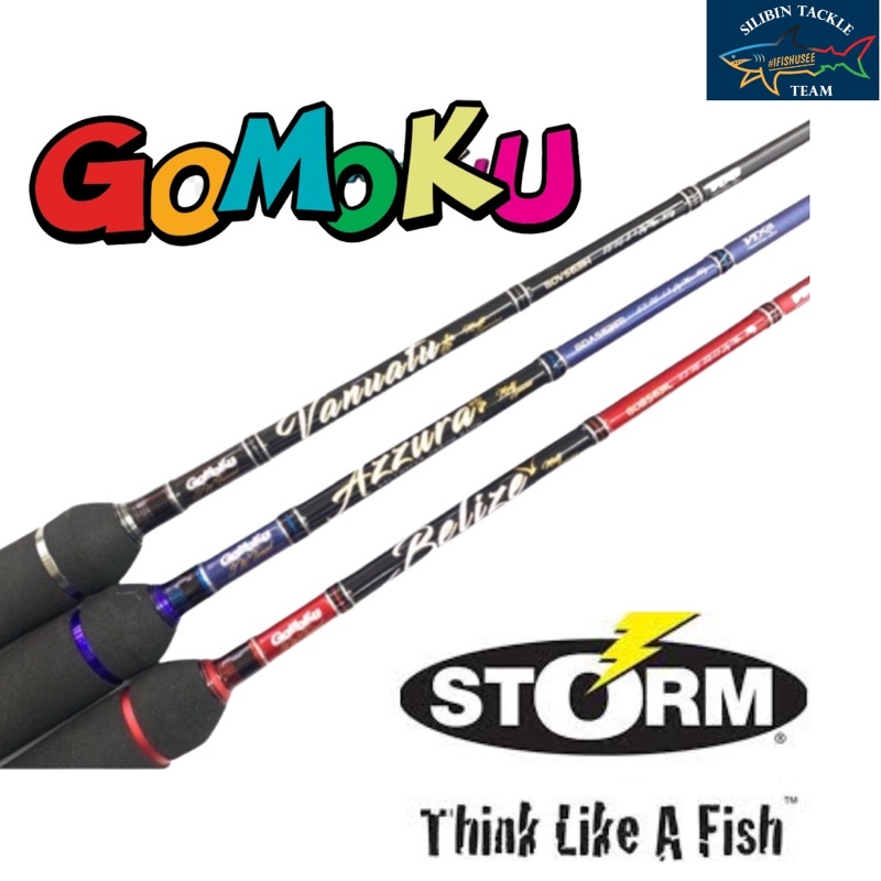 STORM GOMOKU AZZURA & BELIZE SPINNING & BaitCasting JIGGING ROD🔥 ...