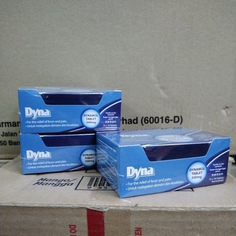 Dynamol Tablet 500mg 1x15 Tablet | Shopee Malaysia