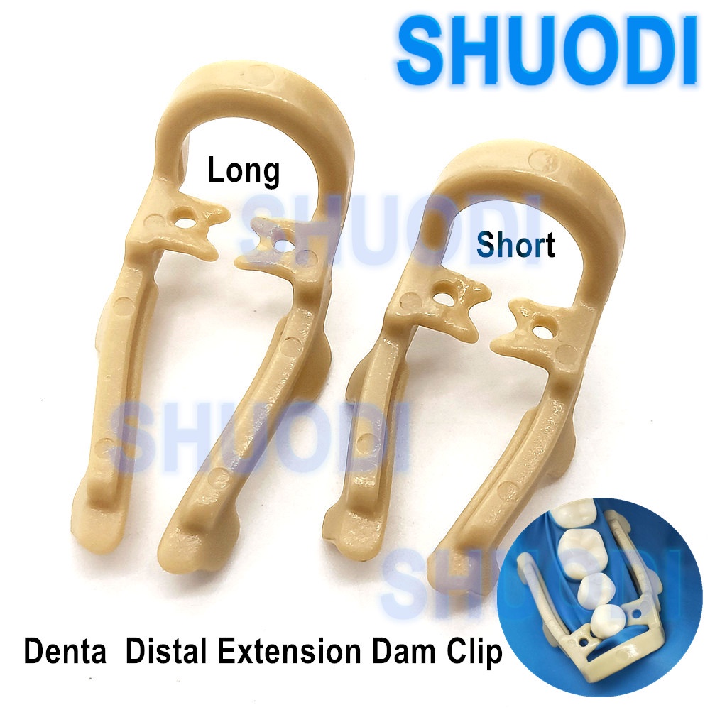 Distal Extension Premolar Rubber Dam Clamp Rubber Barrier Clip Resin ...