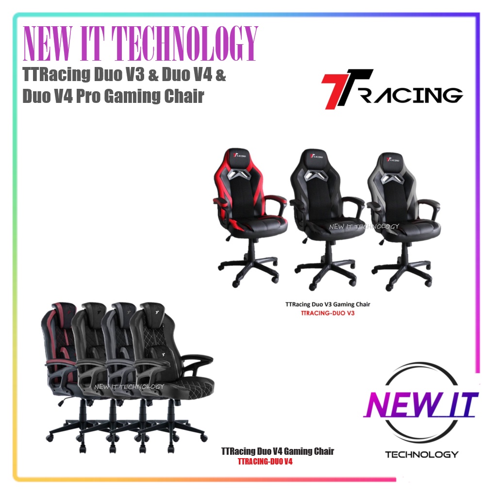 TTRacing Duo V3 & Duo V4 & Duo V4 Pro Gaming Chair Office Chair Kerusi ...
