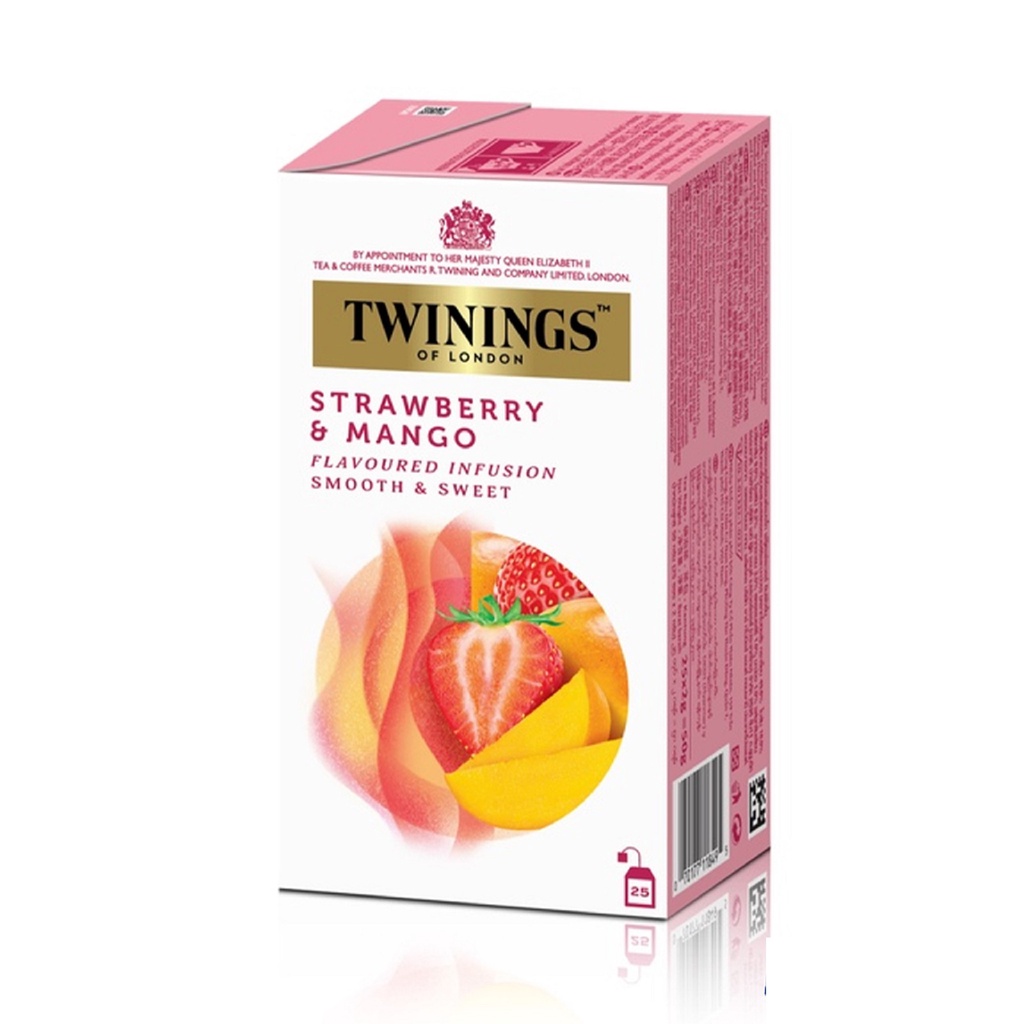Twinings Tea Herbal & Infusion Strawberry & Mango (25's) | Shopee Malaysia