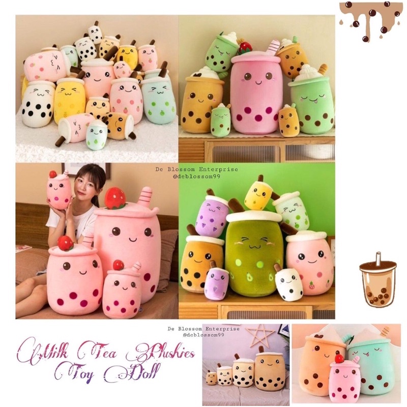 Bubble Tea Milk Tea Plush Toy Soft Doll Stuffed Toy 1pc | Shopee Malaysia