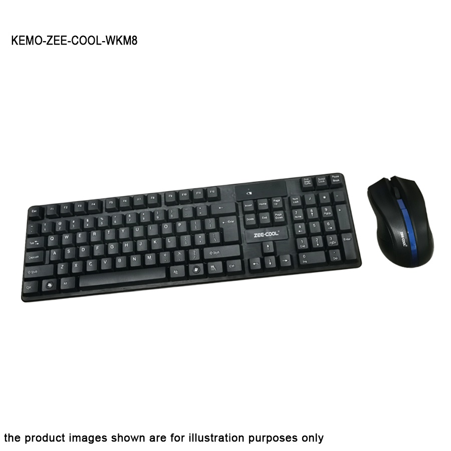 Zee-Cool ZC-WKM8 Waterproof Wireless Keyboard & Mouse Combo Set ...