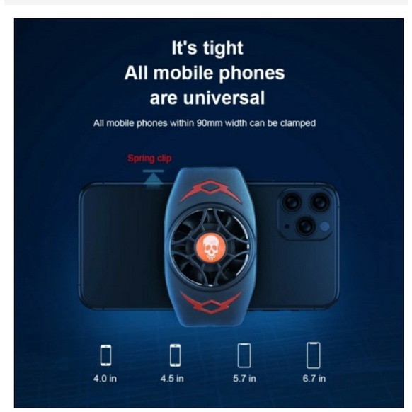 X13 mobile phone radiator Gaming Cooling Fan mobile phone Cooler ...
