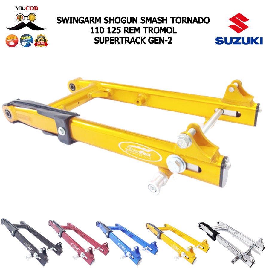 SWINGARM SHOGUN 110 KEBO SMASH TITAN TORNADO SWING ARM AYUN SUPERTRACK ...