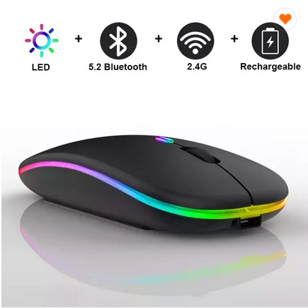 Gaming 3 Button Bluetooth Wireless Mouse - Rechargeable | Shopee Malaysia