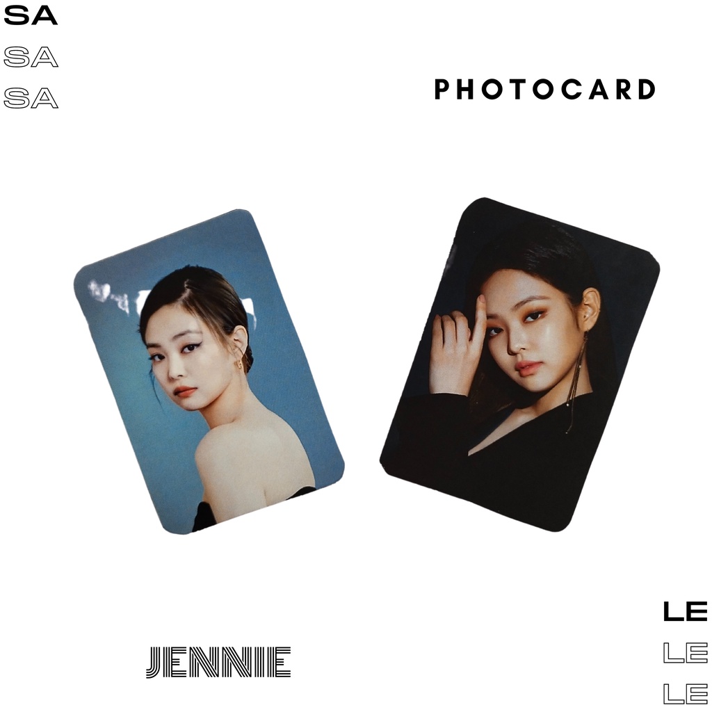 Jennie BLACKPINK PHOTOCARD - Rounded End (Can Be Custom Picture ...