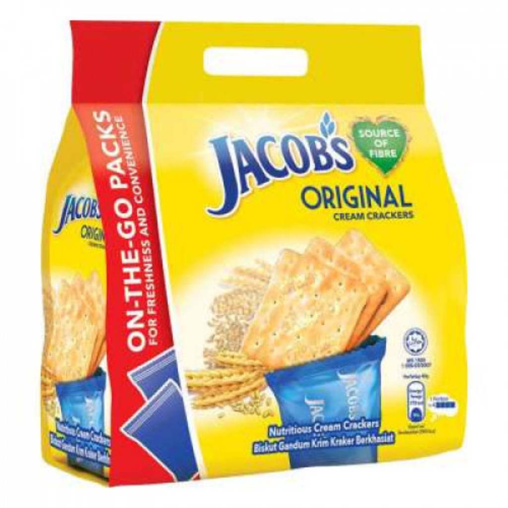 Kraft Jacob's Cream Cracker Multipack 600g (EXP : 06/2023) | Shopee ...