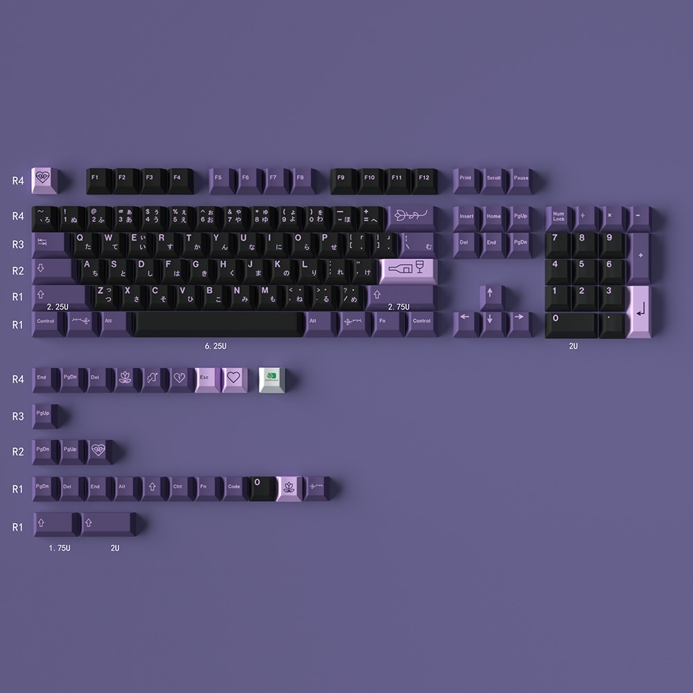 GMK first love keycaps cherry profile Dye-Sublimation PBT keycap ...