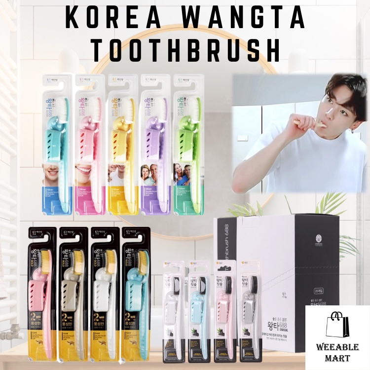 Korea WANGTA Toothbrush 1pcs Soft dental oral care Brush Big Long Head Soft Bristles Denticon ...