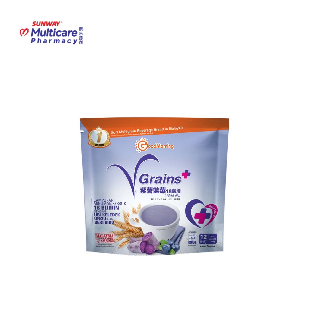 Good Morning V Grains Purple Potato 30g x 12's | Shopee Malaysia