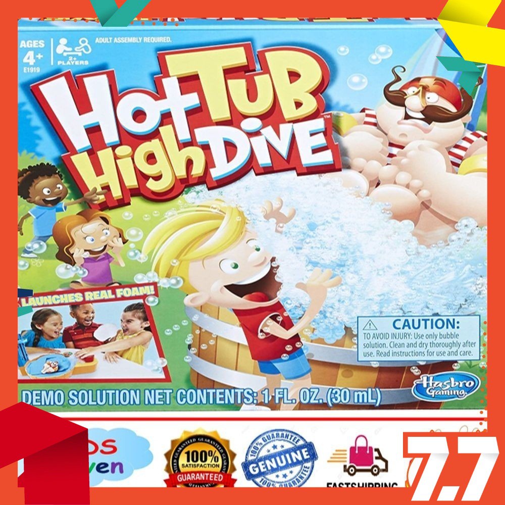 Hasbro Gaming Hot Tub High Dive Game (100.0% Original) | Shopee Malaysia