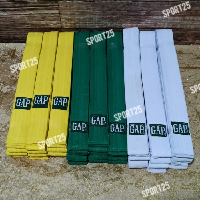 Karate Belt / Taekwondo / Judo / GAP Brand Martial Belt | Shopee Malaysia