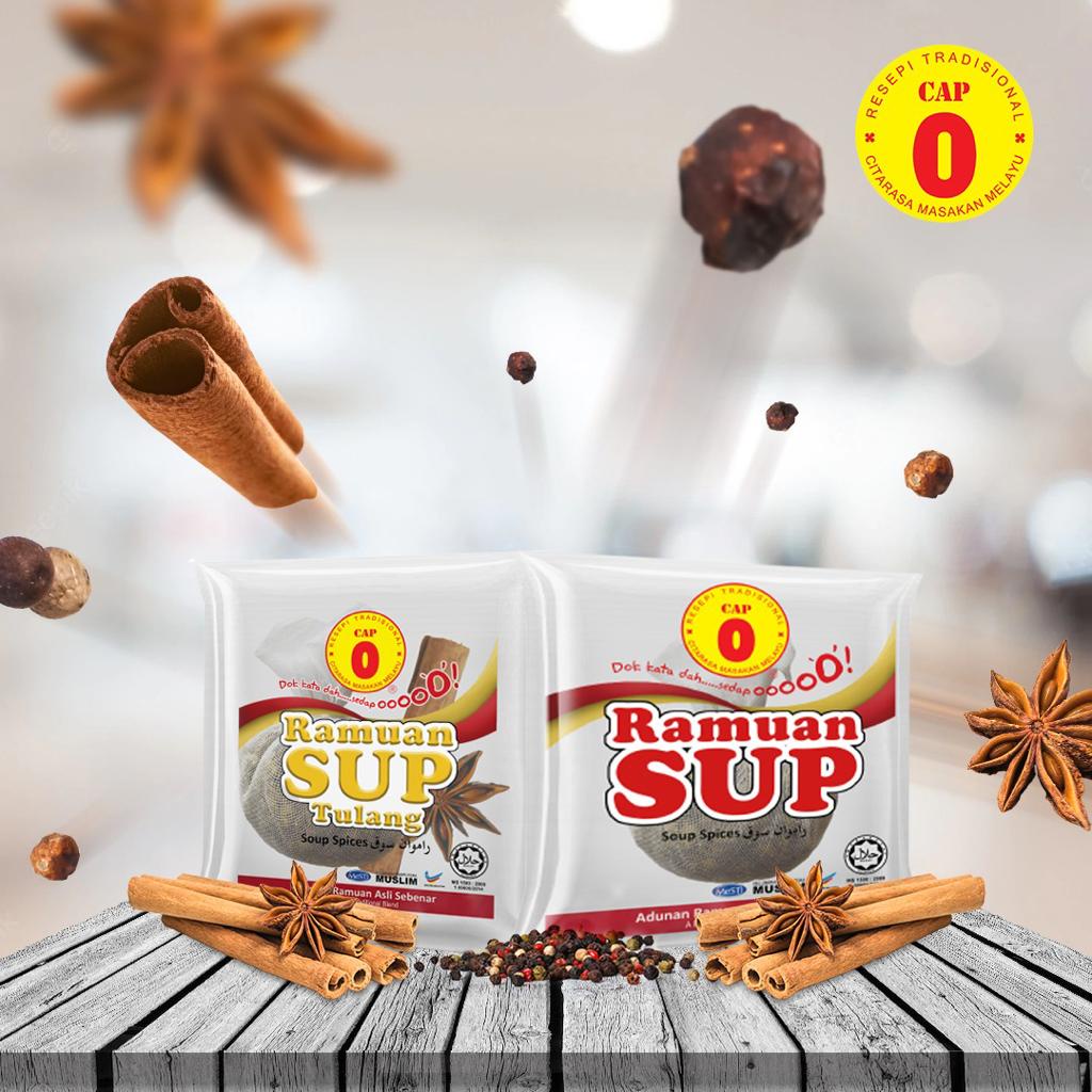Cap O bunjut sup tulang -Rempah Ramuan Sup Tulang Cap O 15g/sup ayam ...
