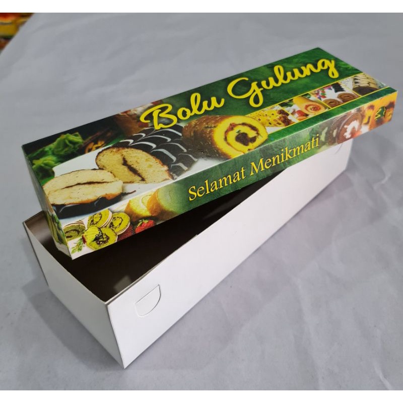 Rolled Bolu Box 30*12*8/Rolling Bolu Box/Cake Box/Cake Box/Rolling Cake ...