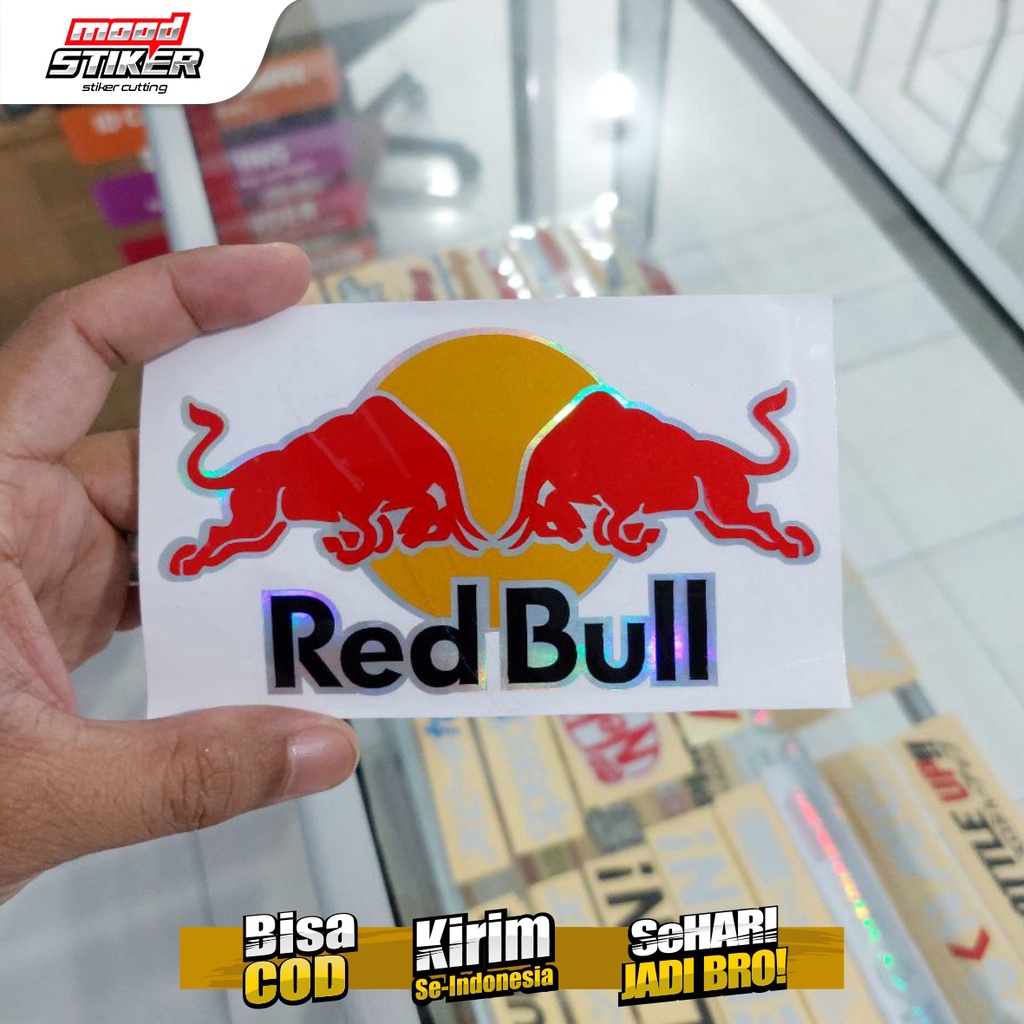 Red Bull & Hologram Cutting Sticker | Shopee Malaysia